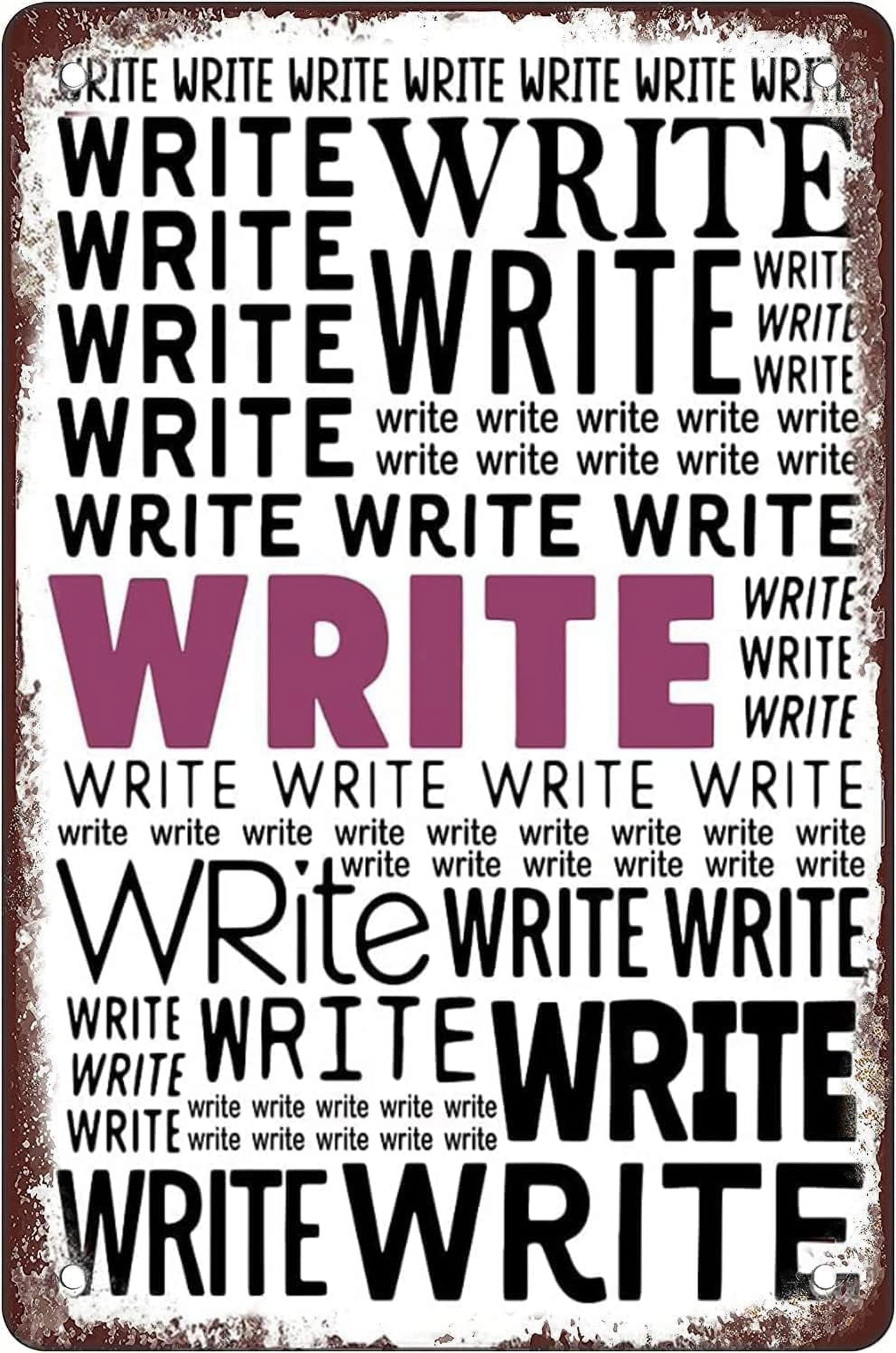 Creative Tin Sign Funny Write Metal Tin Sign Funny Novelty Metal Sign ...