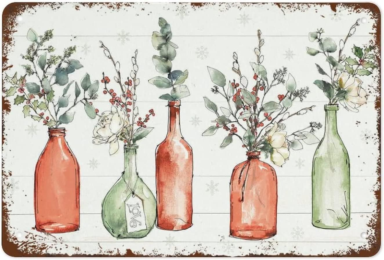 Creative Tin Sign Metal Tin Sign Vintage Modern Farmhouse Wall Decor ...