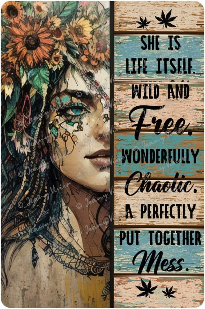 Creative Tin Sign - She Had The Soul of a Gypsy The Heart of a Hippie ...