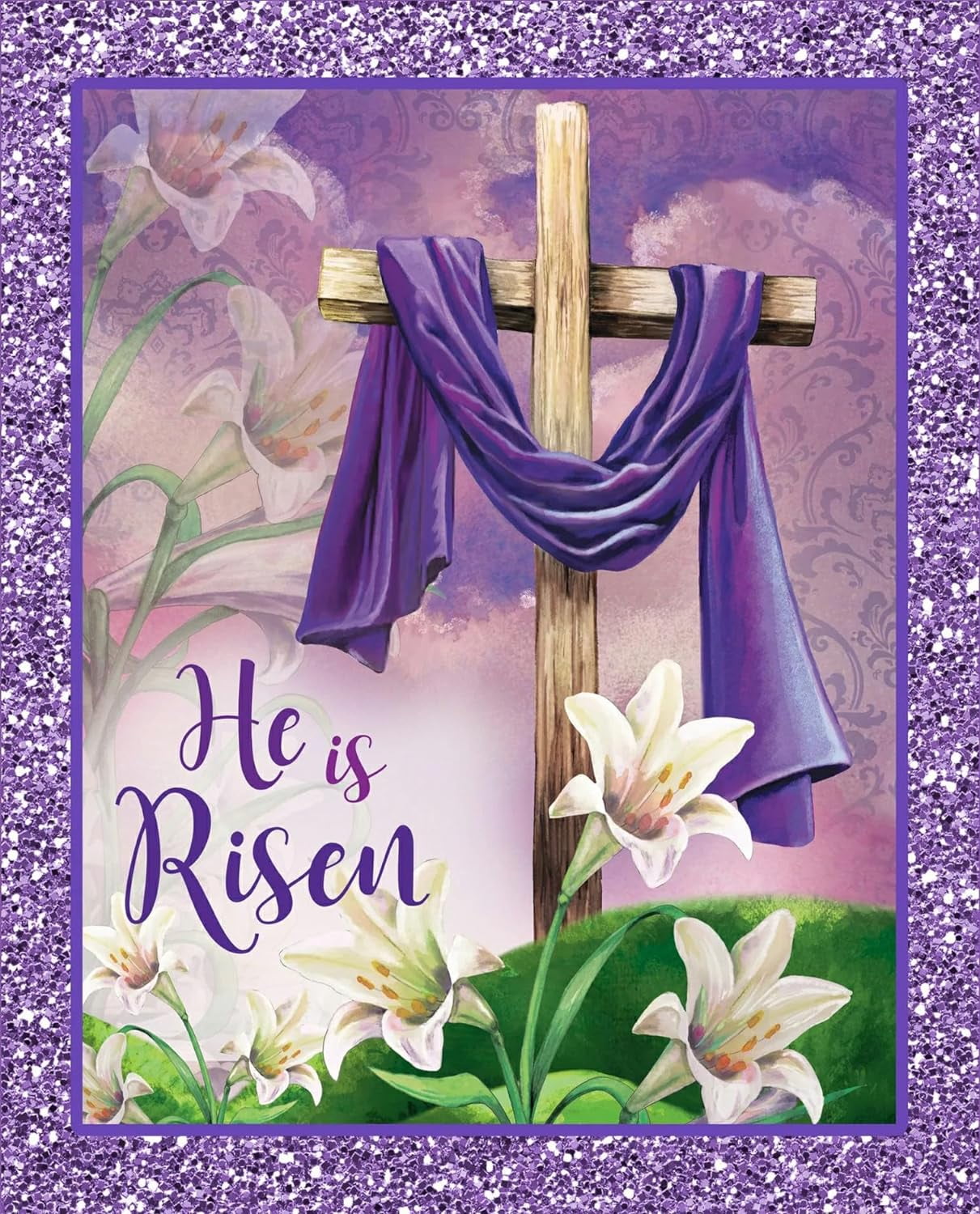 Creative Tin Signs He Is Risen Sign Religous Easter Sign Easter Cross ...