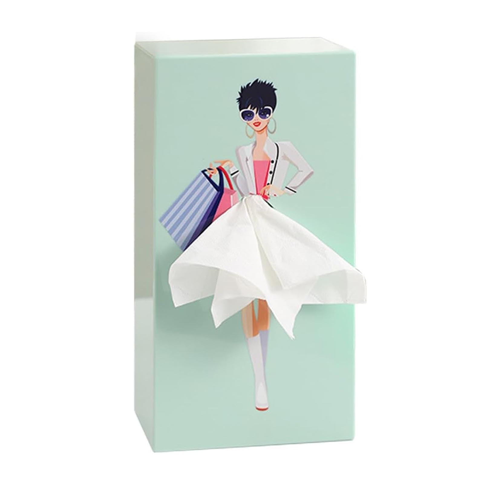 Creative Tissue Boxes Holder Lady Funny Skirt Tissue Box Cover Design ...