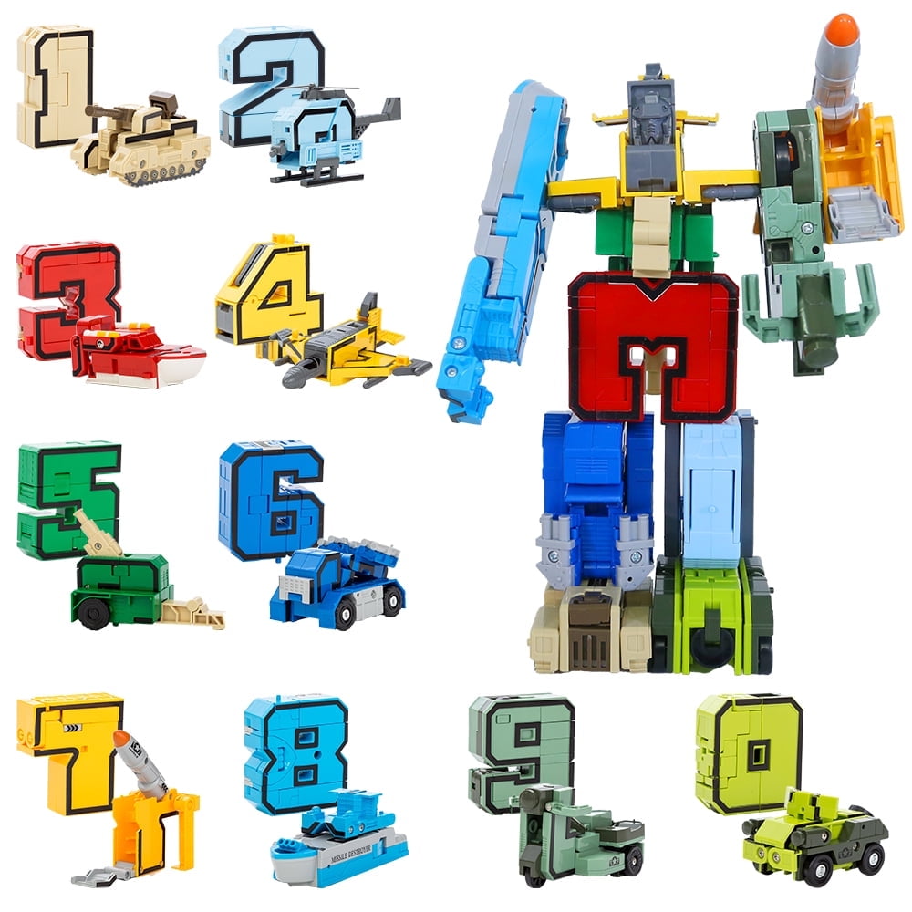 Digital transformable building block toy set, transformable digital ...