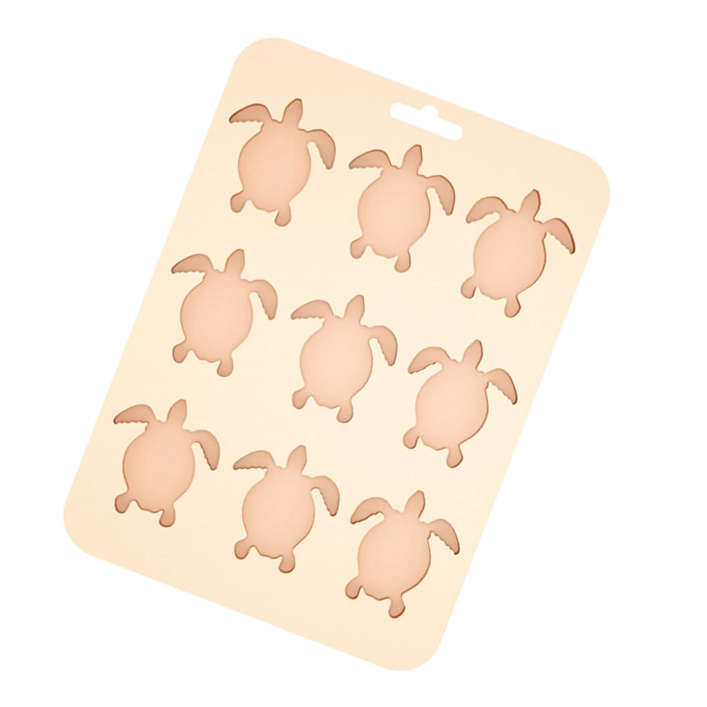 Creative Turtles Shape 9 Cavity Silicone Ice Cubes Tray for Family ...