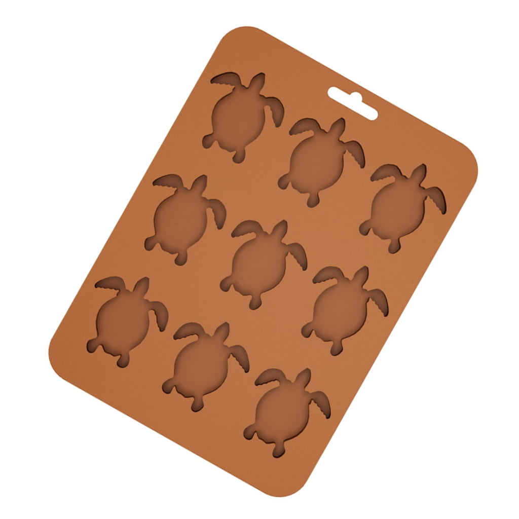 Creative Turtles Shape 9 Cavity Silicone Ice Cubes Tray for Family ...