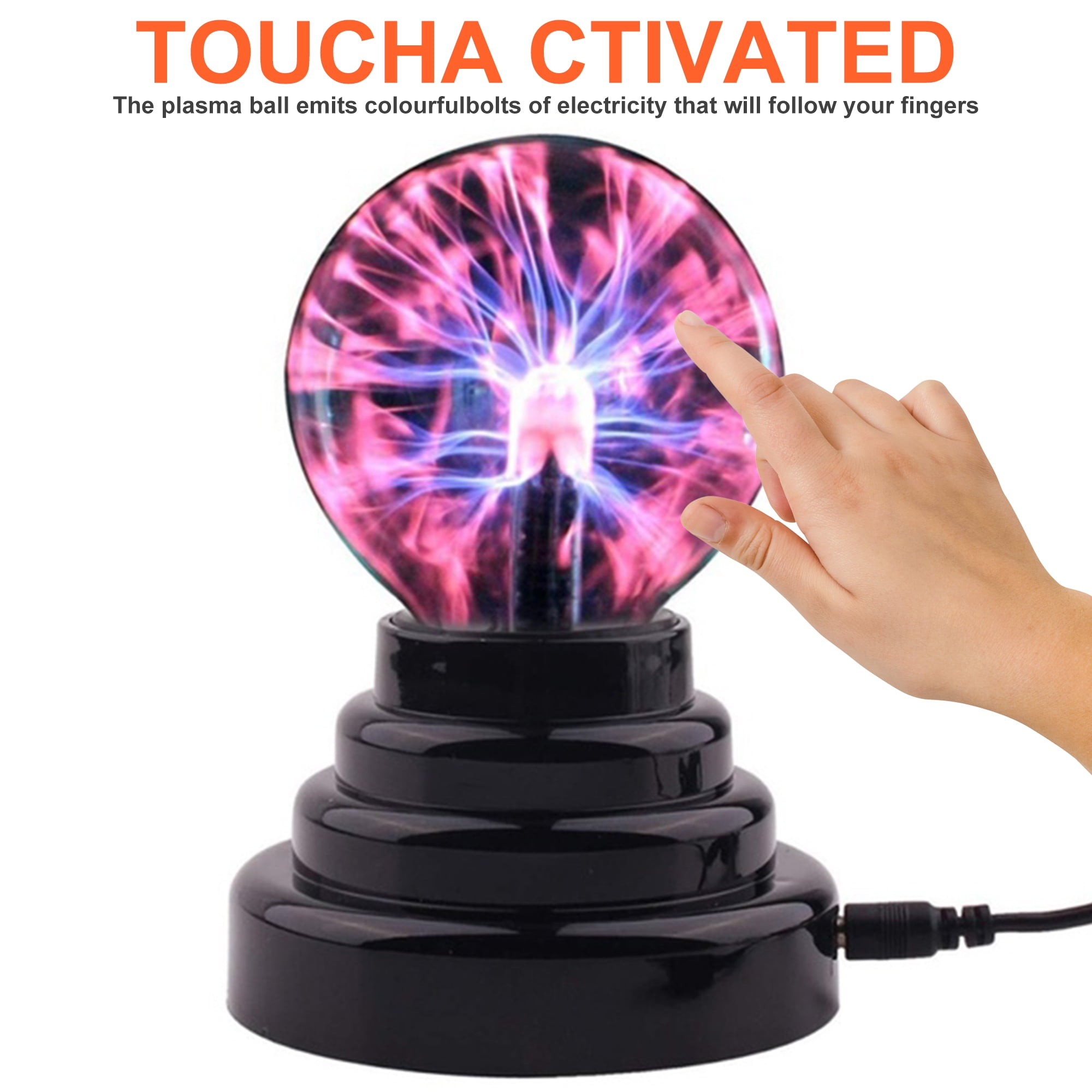 Creative USB Magic Ball Electrostatic Ion Ball Lightning Lamp Night ...