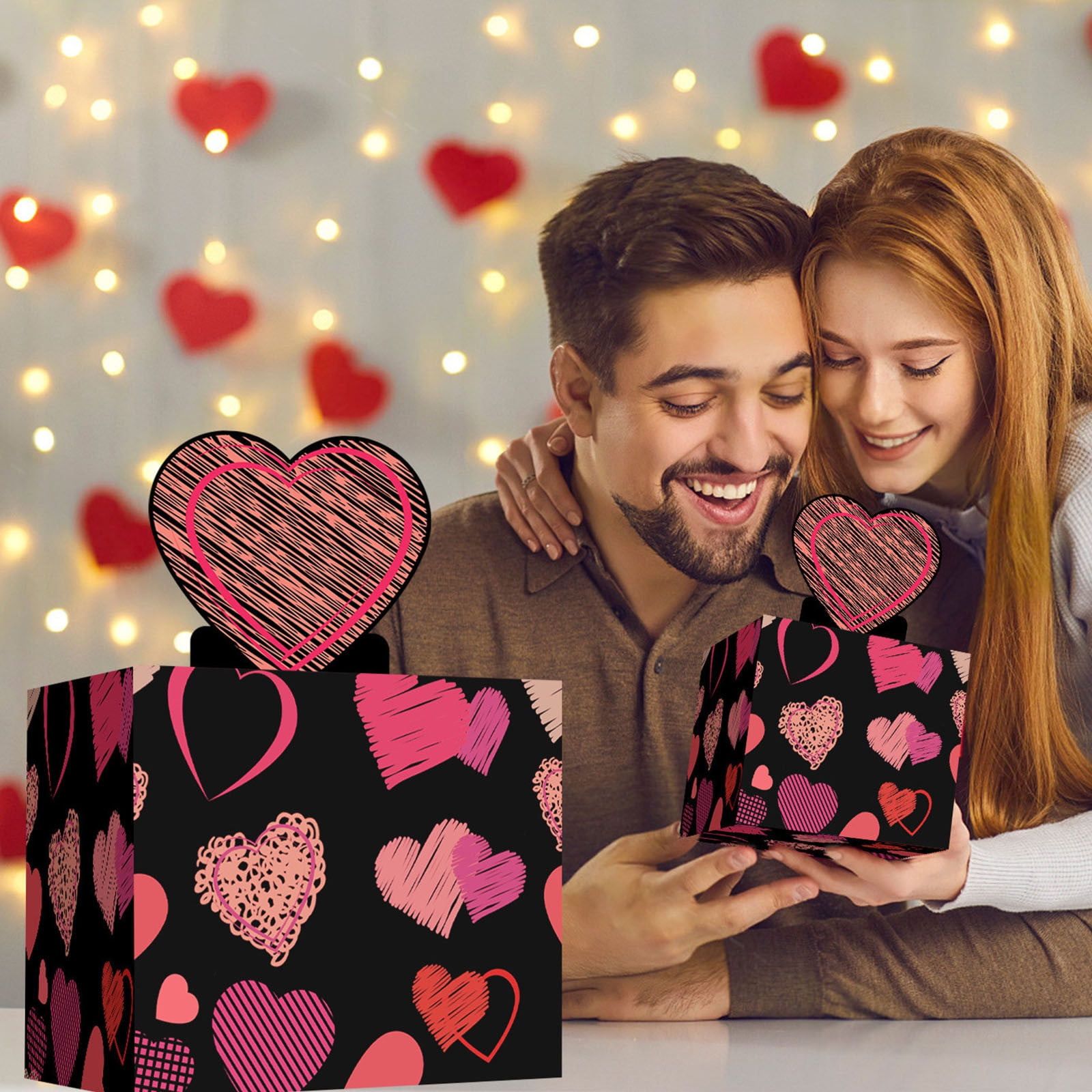 Creative Valentine's Day Money Pull-Out Gift Box - Surprise Cash ...