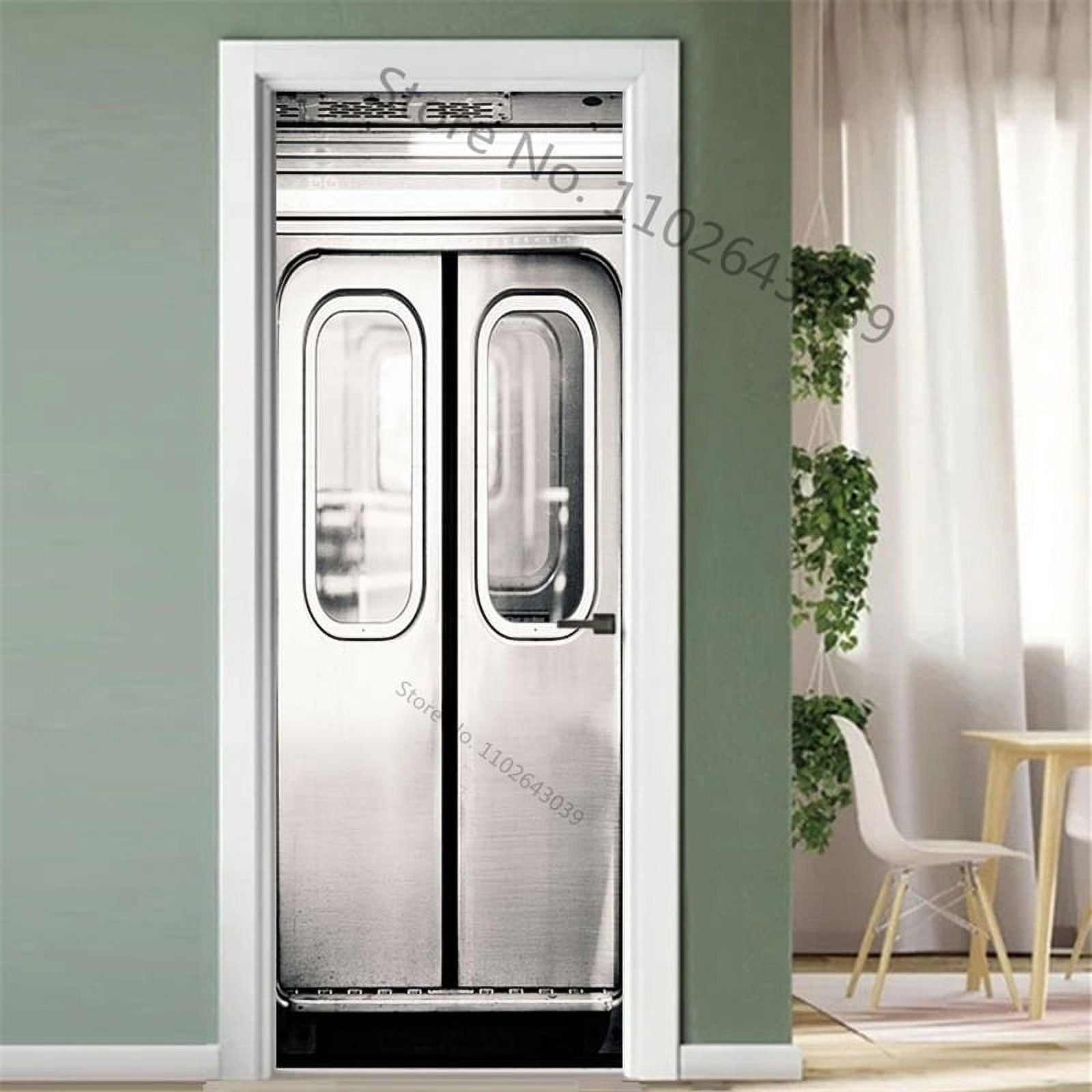 Creative Vinyl Door Sticker 3D r Wallpaper Self Adhesive Stickers for ...