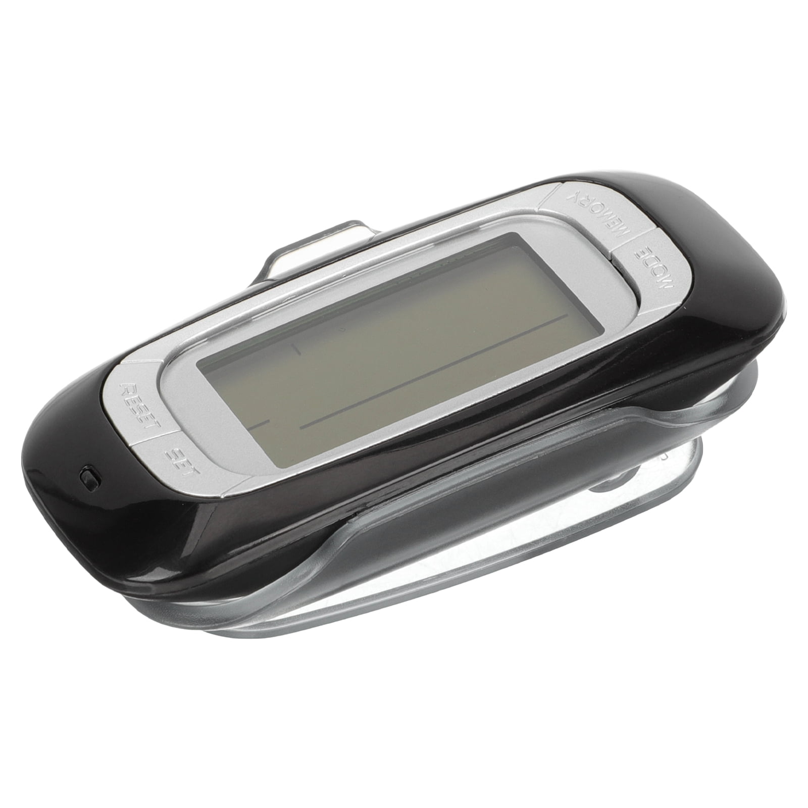 Pawsdot Steps Counter Walking Pedometers Black ABS 1Pcs - Walmart.com