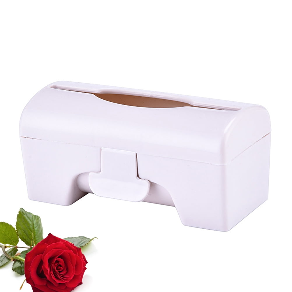 Creative Wall Mounted Garbage Bag Storage Box Plastic Finishing Kitchen ...