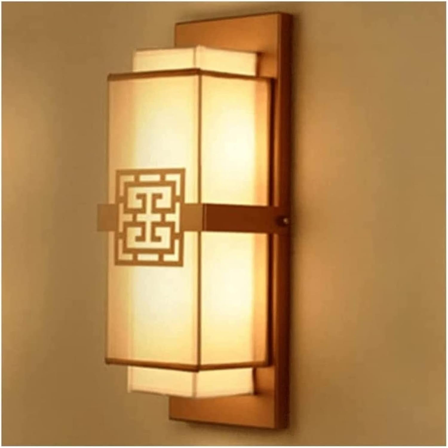 Creative Wall Sconce, Rustic Antique Wall Lamp, Farmhouse Reading Wall Light with Rectangle ...