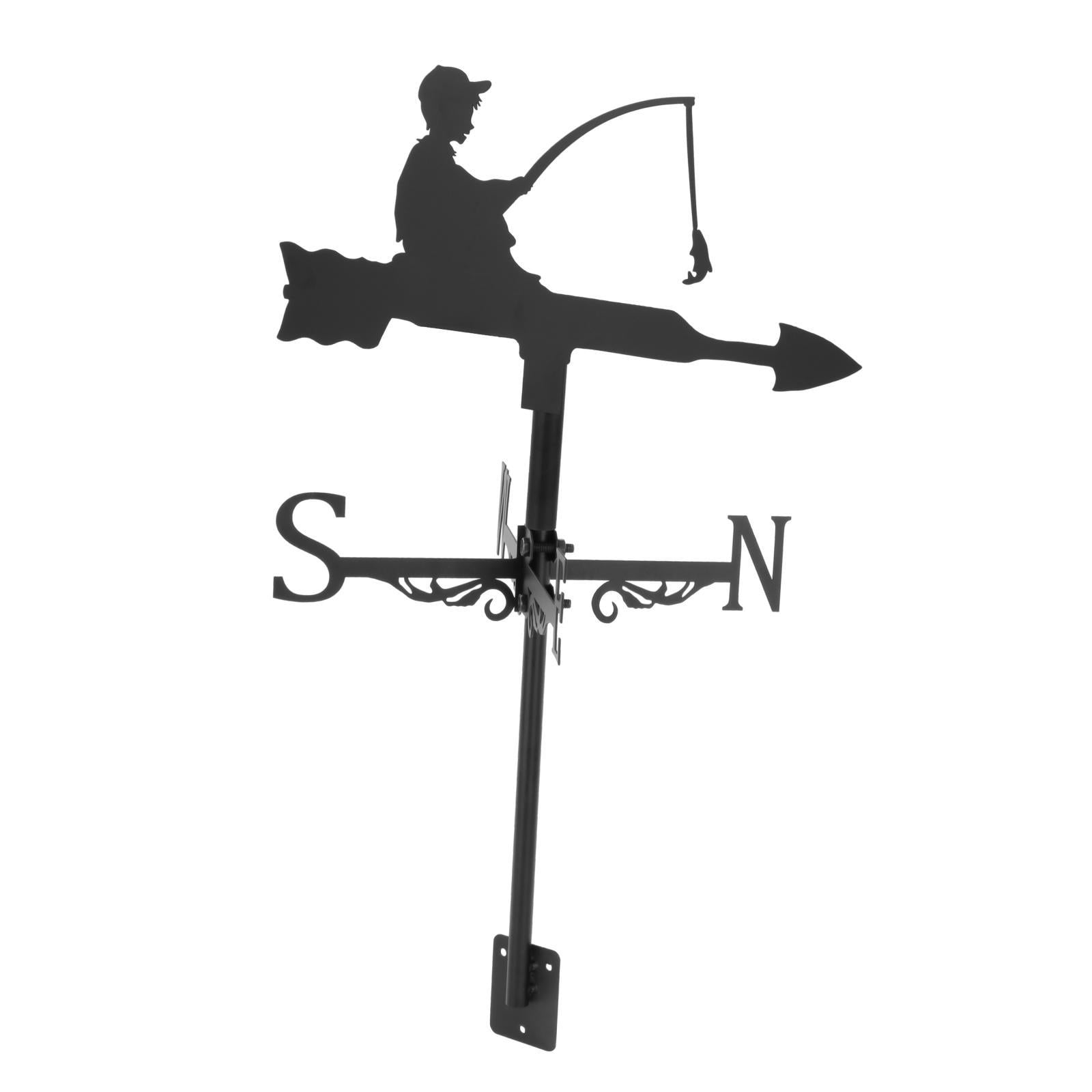 Creative Weather Vane Indicator Outdoor Garden Stake Wind Direction ...
