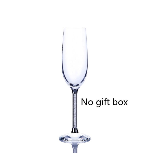 Creative Wedding Wine Glass cup unique Champagne Flutes Crystalline ...