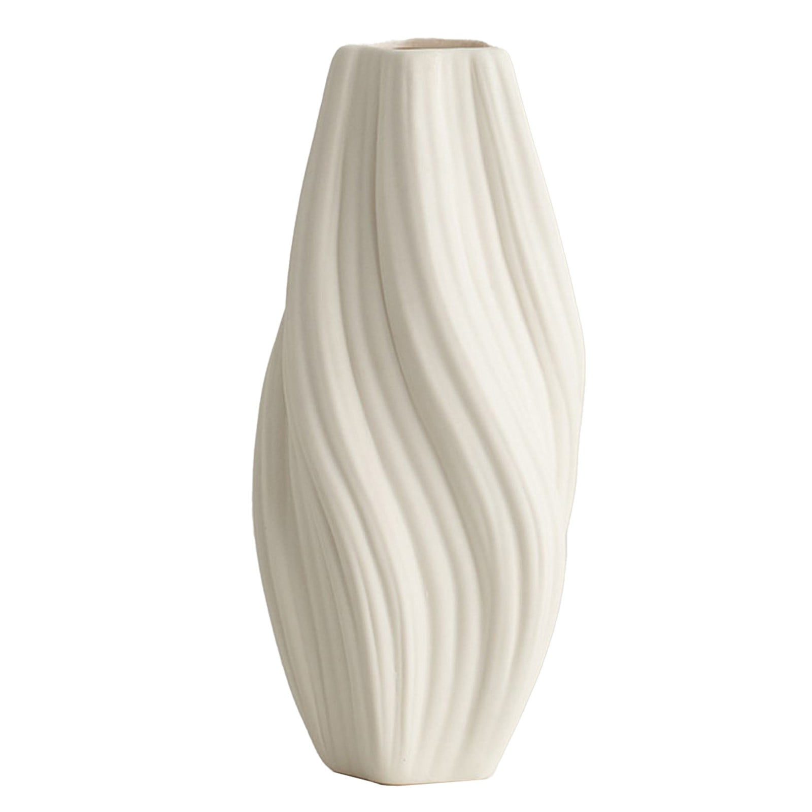 Creative White Ceramic Decorative Vase Flowers Living Room Flower ...