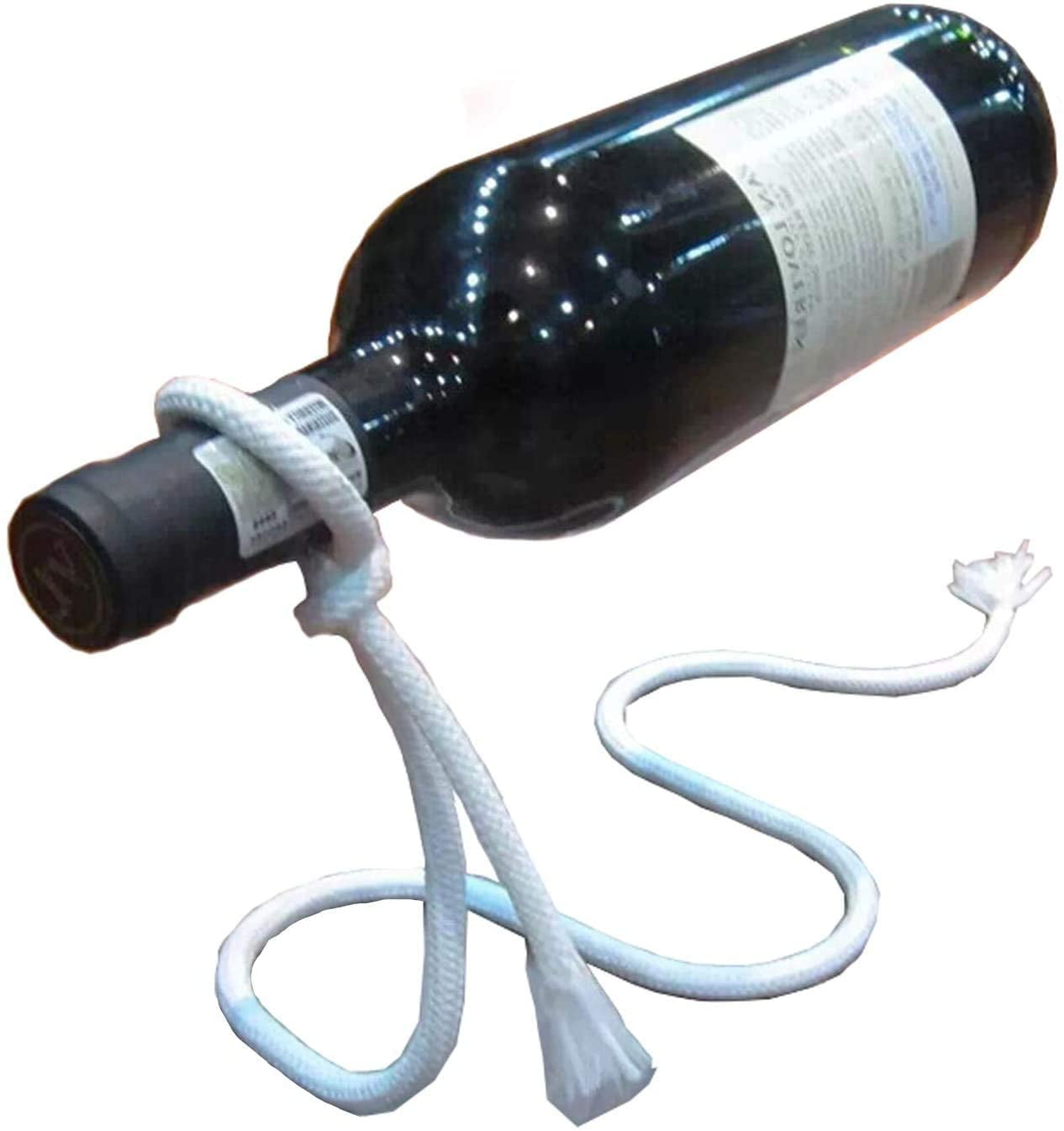 Creative White Hanging Wine Rack Shelf — Personalized Iron Core Nylon ...