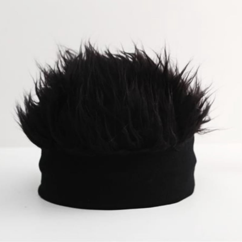 Creative Wig Hat Funny Short Hair Caps For Women Men Novelty Street Hip ...