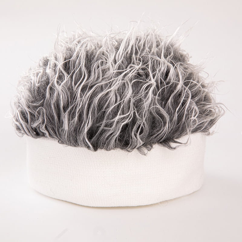 Creative Wig Hat Funny Short Hair Caps For Women Men Novelty Street Hip ...