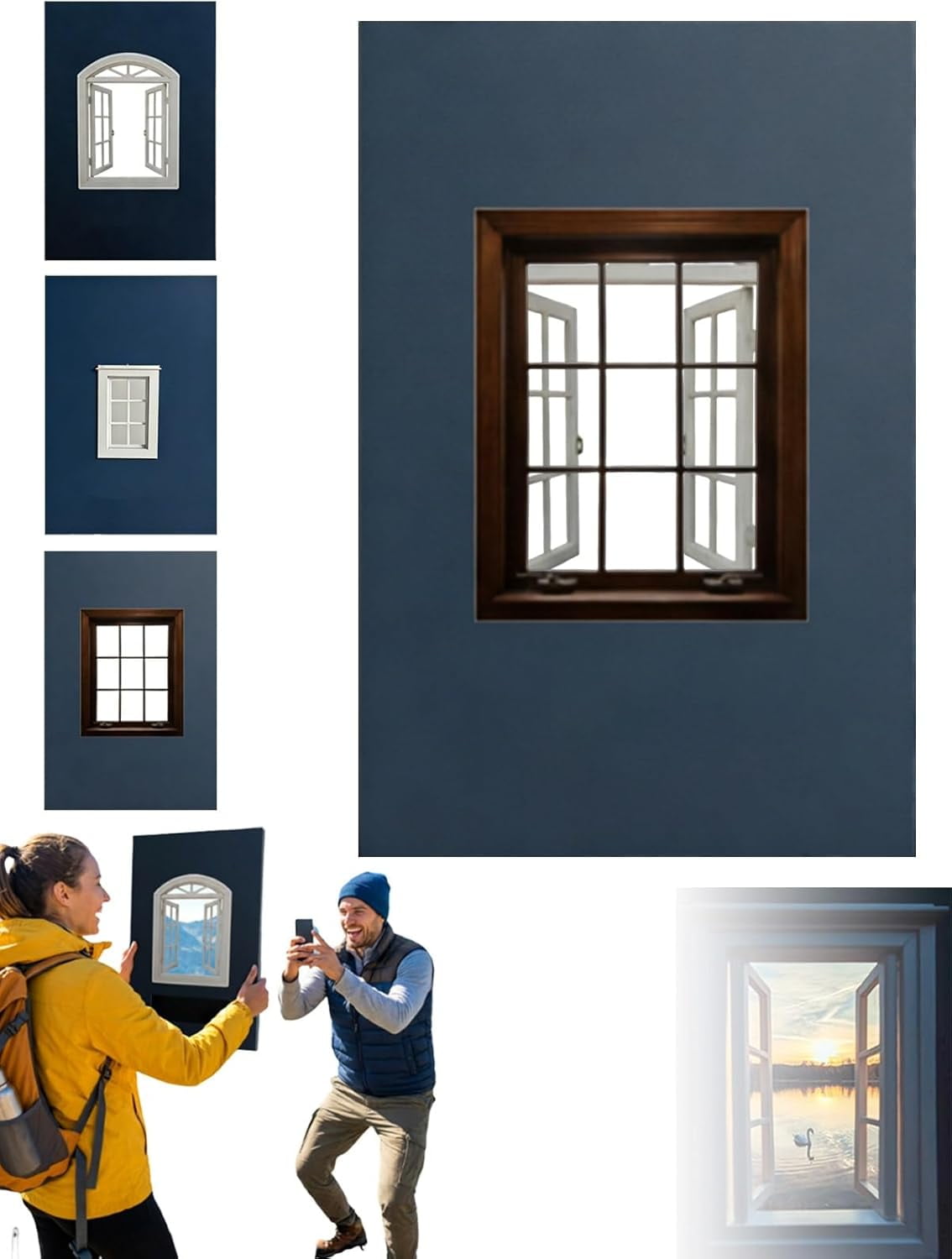 Creative Window Photography Prop – Portable Travel Frame Tool, Perfect ...