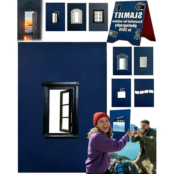 Creative Window Props,Photo Frame for Unique Travel Picture, Outdoor ...