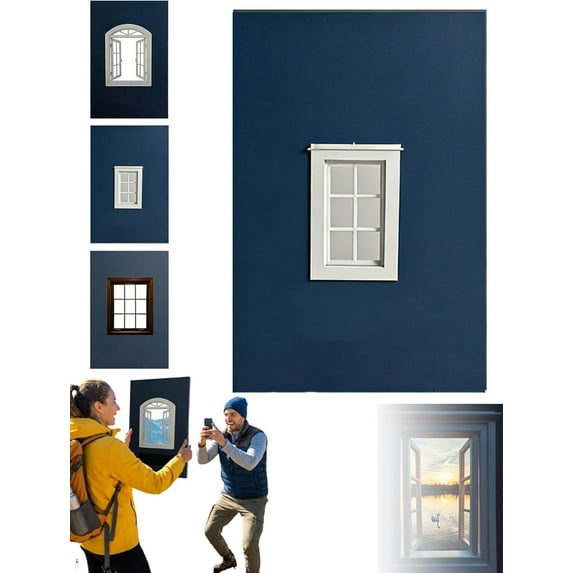 Creative Window Props, Window New Frame Travel Photo Prop, Photography ...