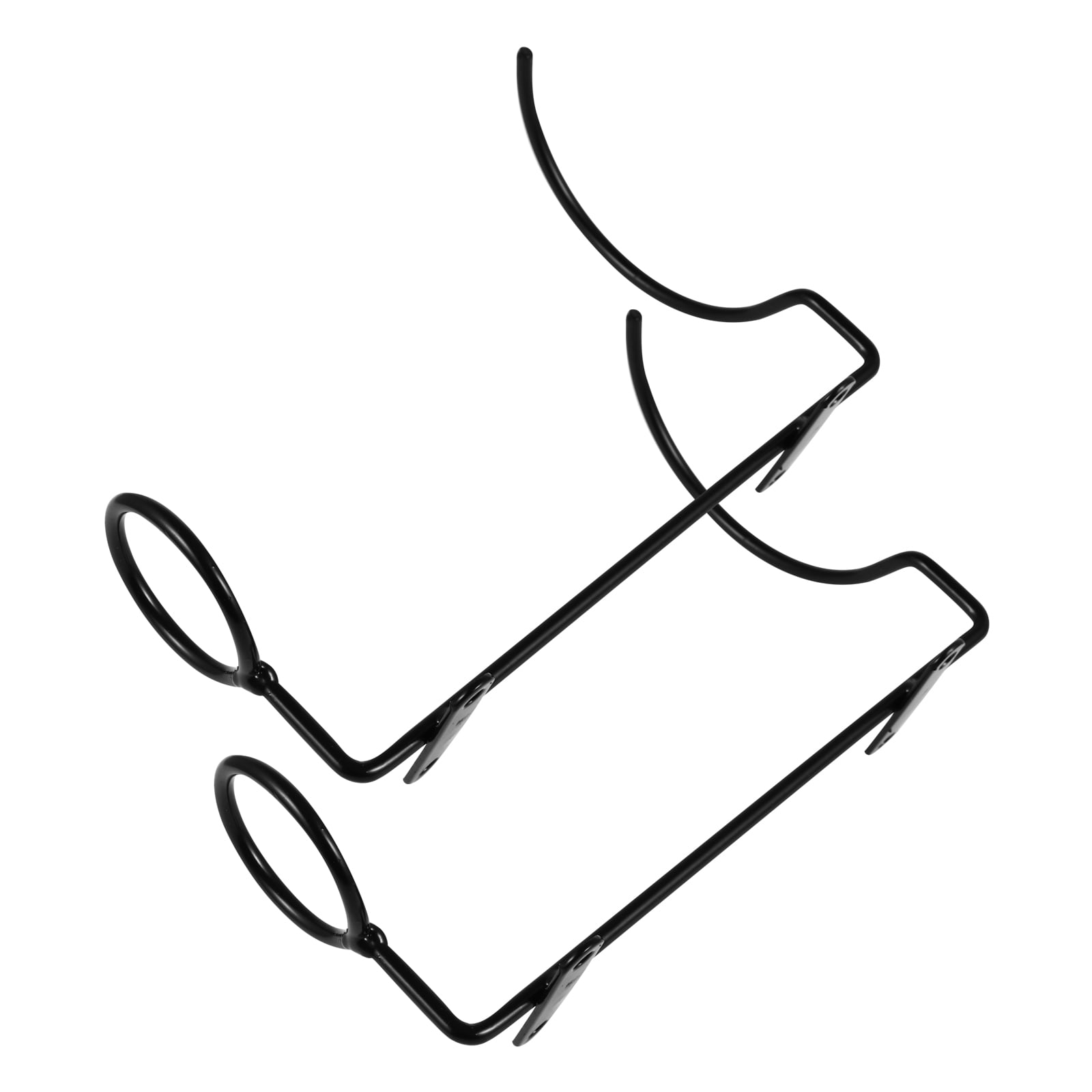 NIAIZEK Modern Metal Display Rack Black Iron 2Pcs 7.5x5.1x2Inch Wall ...