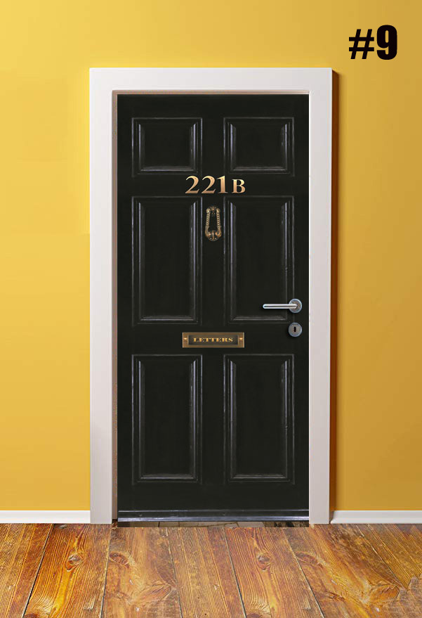 Creative Wood Board Wood Gate 3d Door Mural Door Wrap For Kid's Peel ...