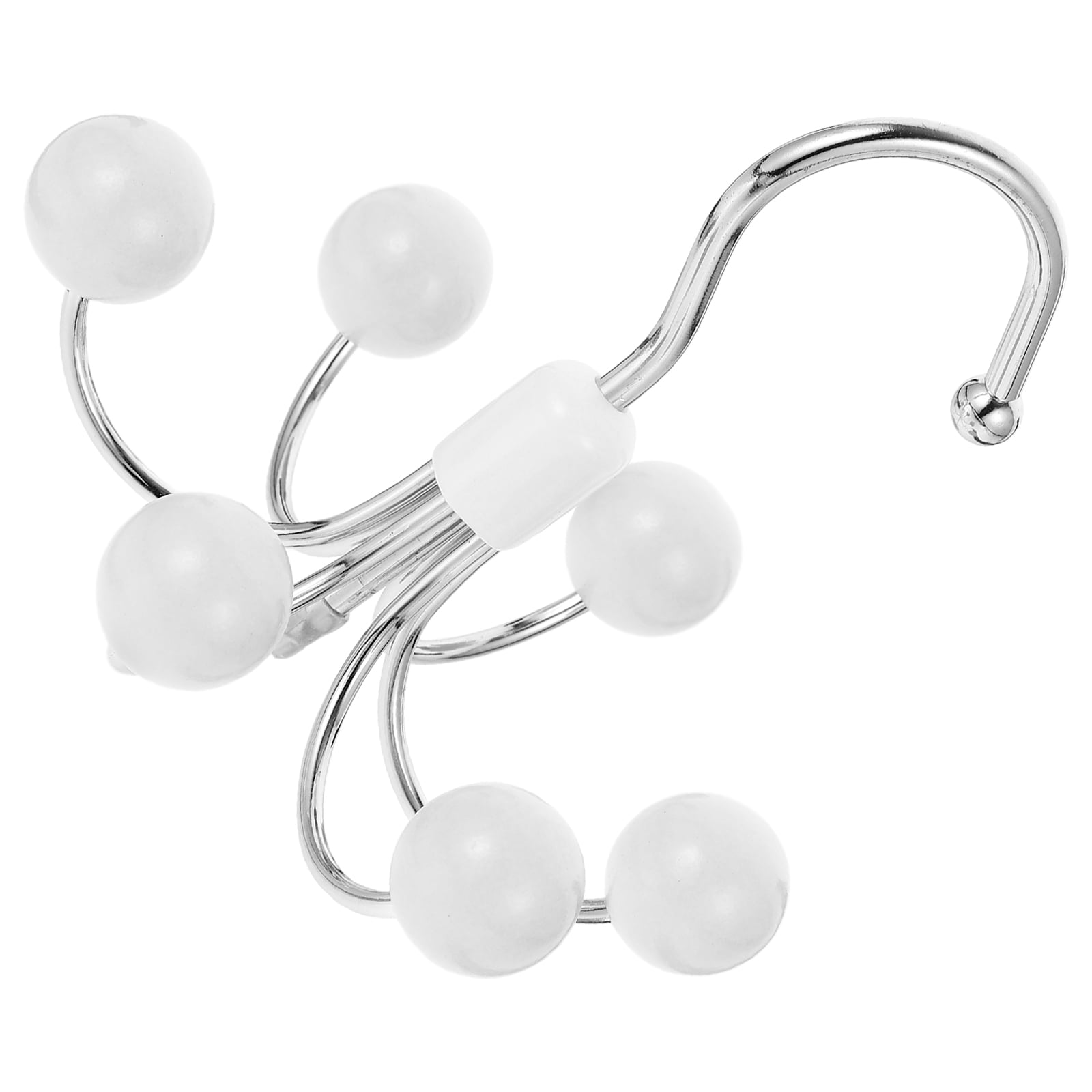 Creative Wooden Ball Six-claw Swivel Hook Belt Rack for Closet Hooks ...