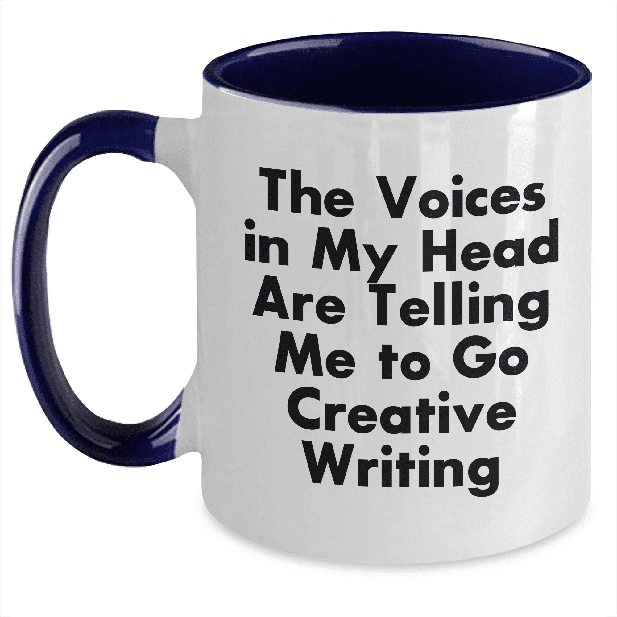 Creative Writing Quotes Funny Two Tone Coffee Mugs, Gifts from Family ...