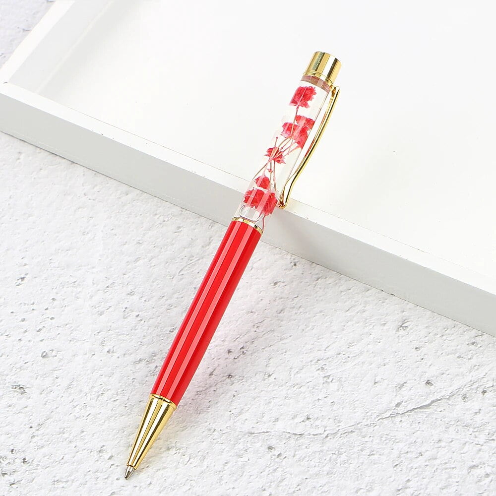 Creative ballpoint Pen Metal Ball Pens Office Supplies Rose Golden Rose ...