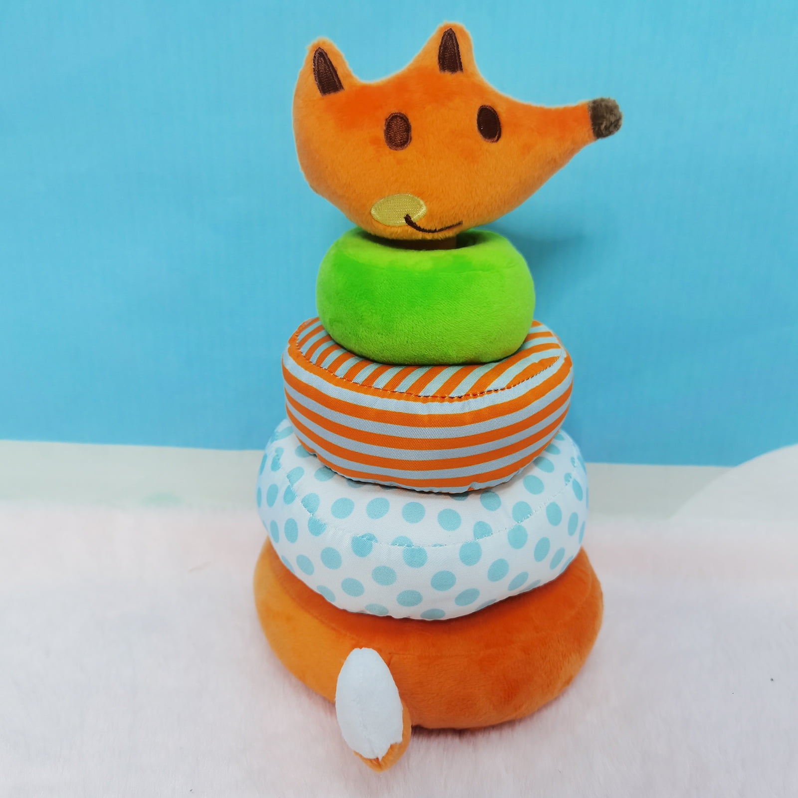 Creative children‘s plush toys stacked music baby early education ...