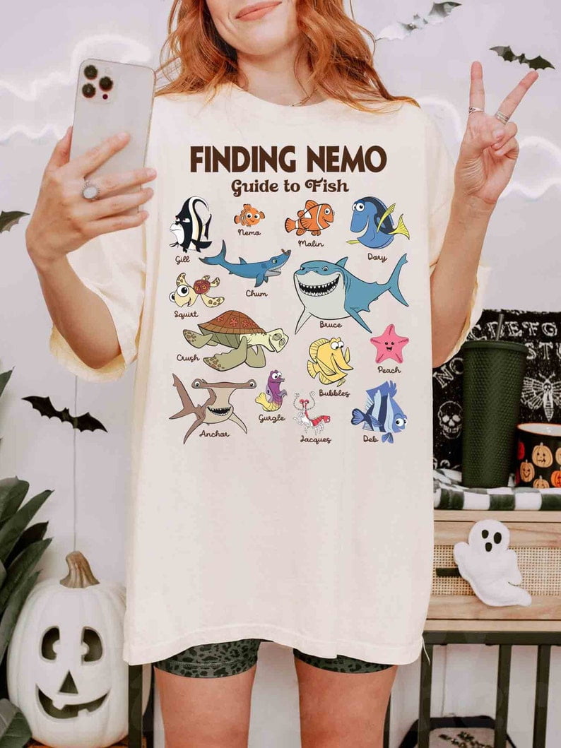 Creative comfortable T-shirt, comfortable colors Finding Nemo Squad ...