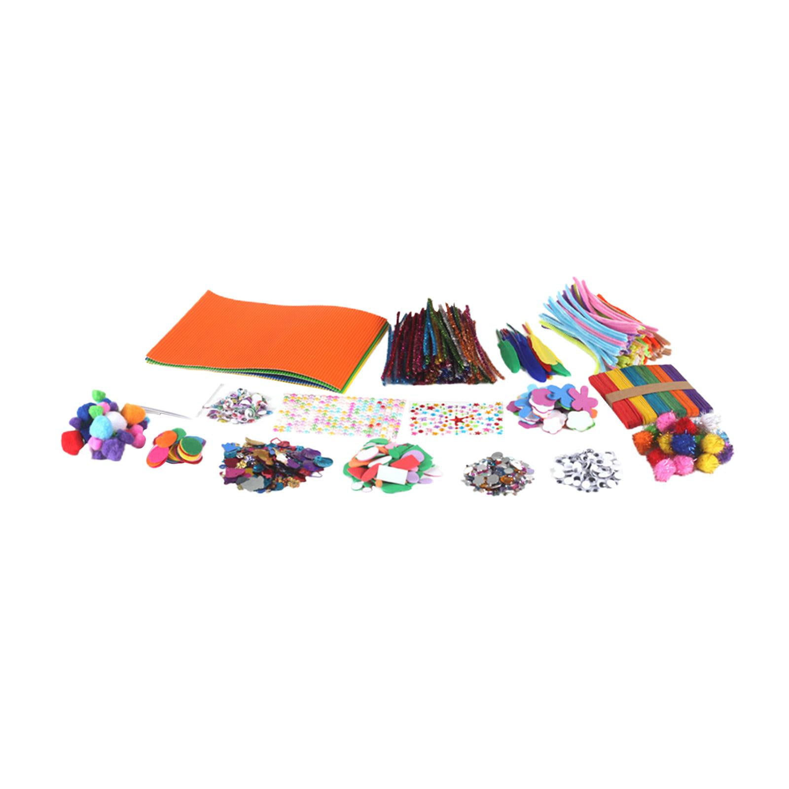 Creative crafts Set Interactive Fabric Wool Balls Sequins Eyes Upgrade ...