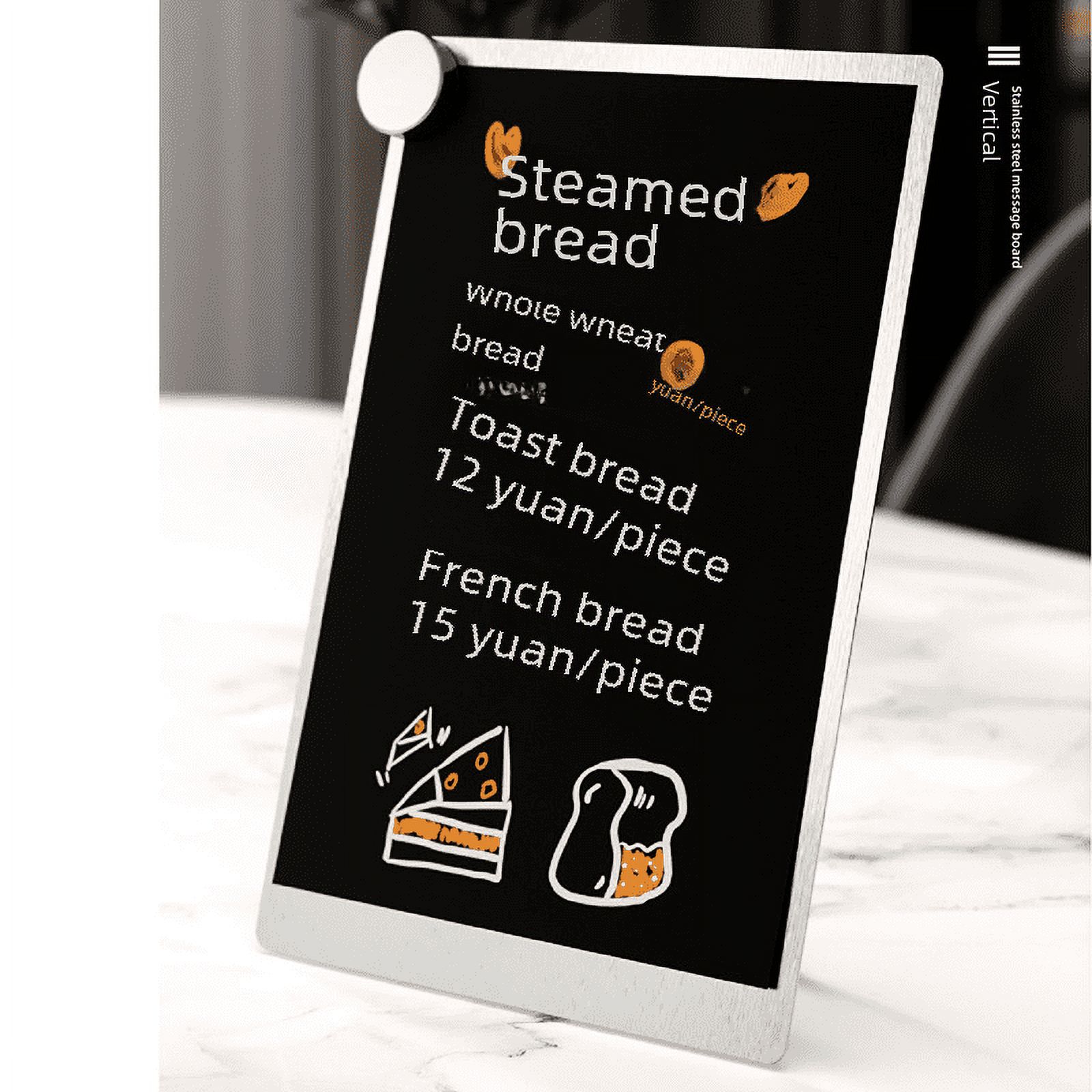 Creative desktop message board magnetic whiteboard erasable vertical ...