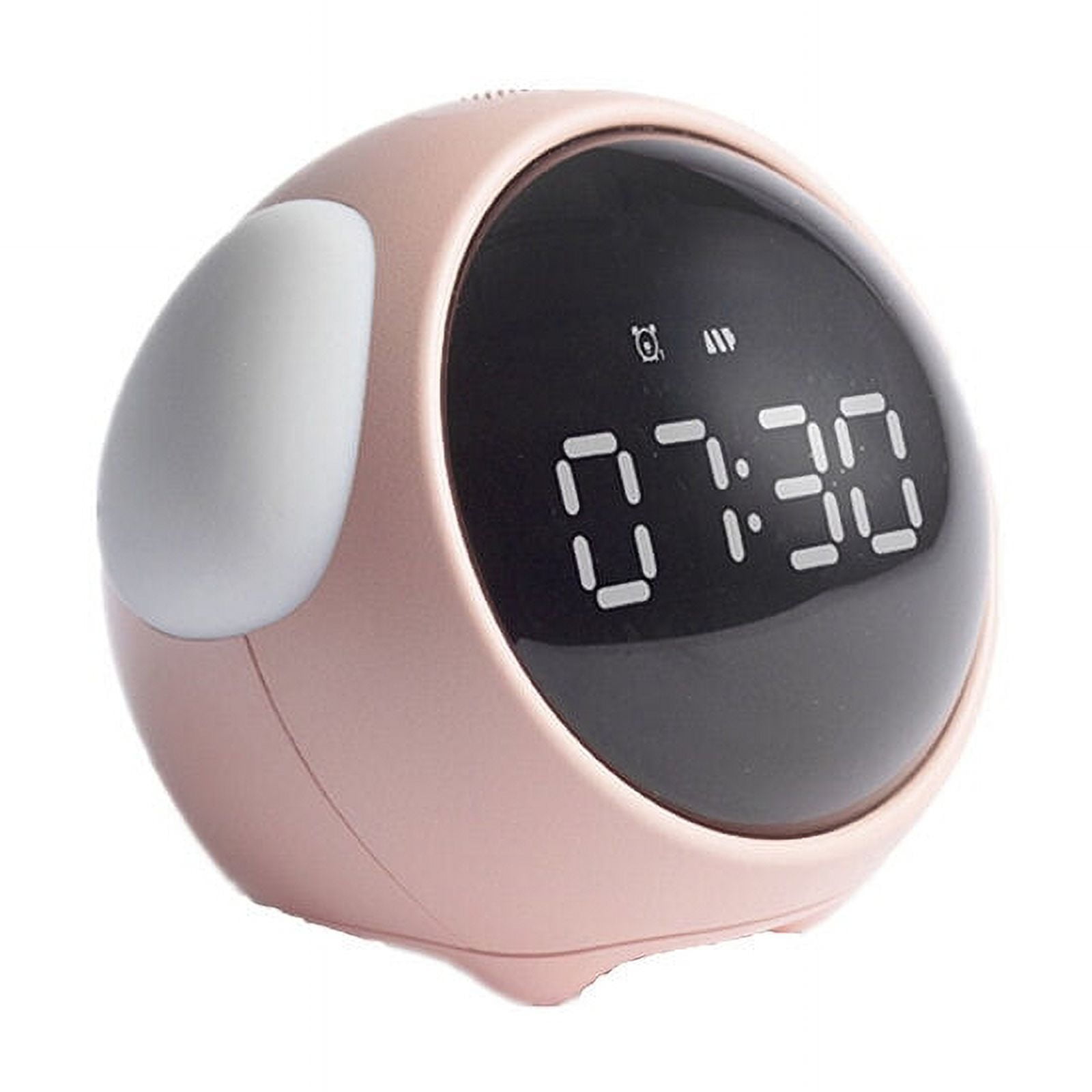 Creative expression pixel alarm clock student bedside LED smart alarm ...