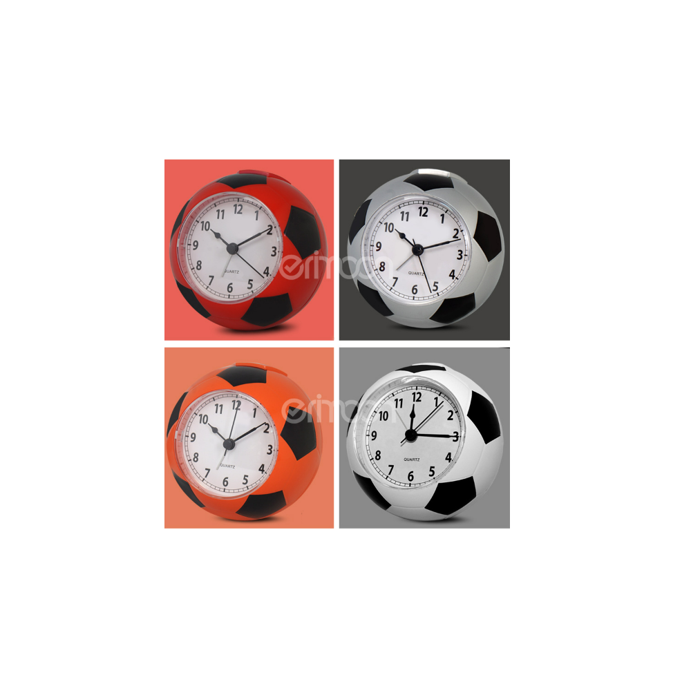 Creative football desk clock simple student mute alarm clock home ...