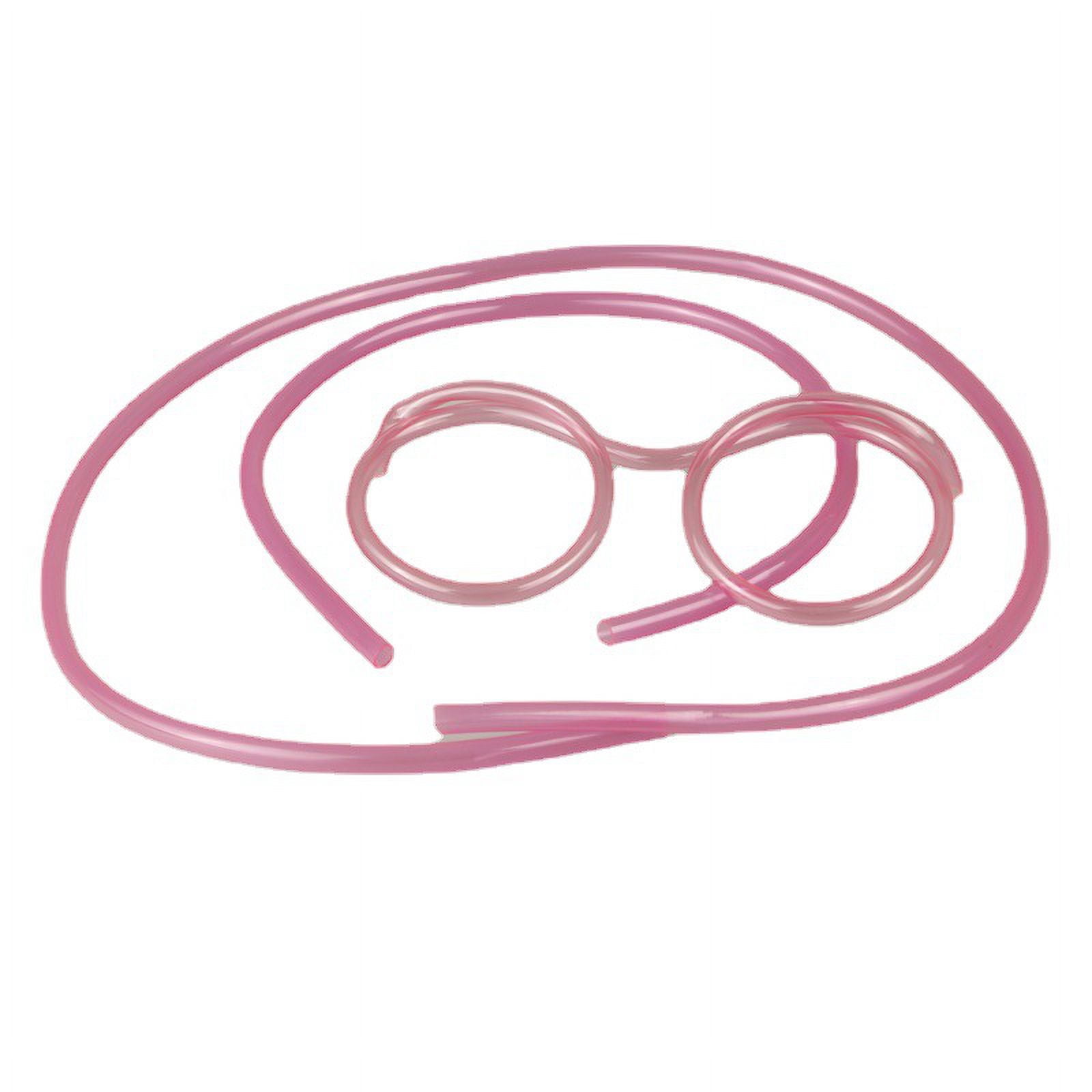 Creative fun glasses straw crazy funny art straw party modeling straw ...