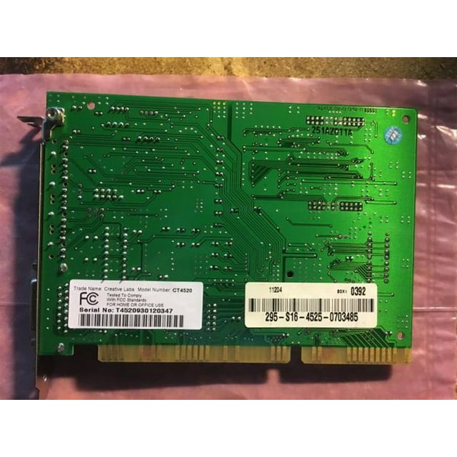 Creative labs sound blaster awe64 ct4520 isa sound card - Walmart.com