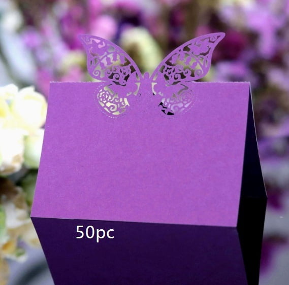 Creative laser hollow table card wedding three-dimensional sign-in desk ...