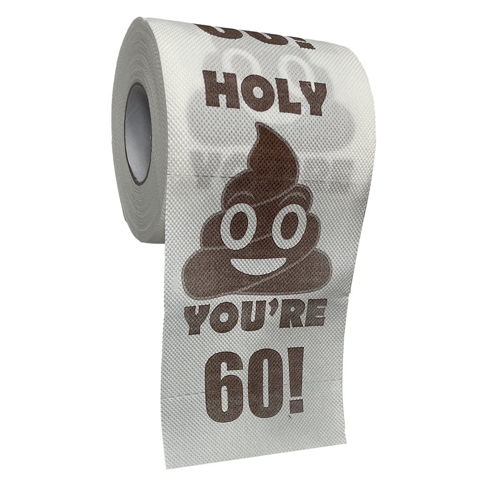 Creative poop printed toilet paper funny birthday gifts for men and ...