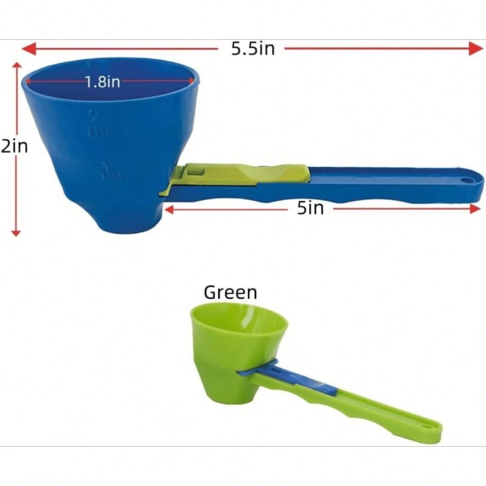 Creative protein powder scoop set of 2 | Sliding coffee measuring scoop ...