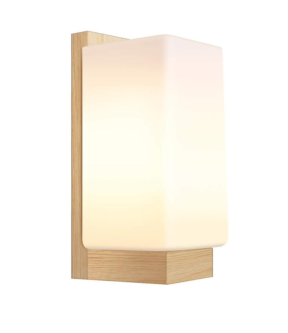 Creative rectangular wooden LED wall light for living room - Walmart.com