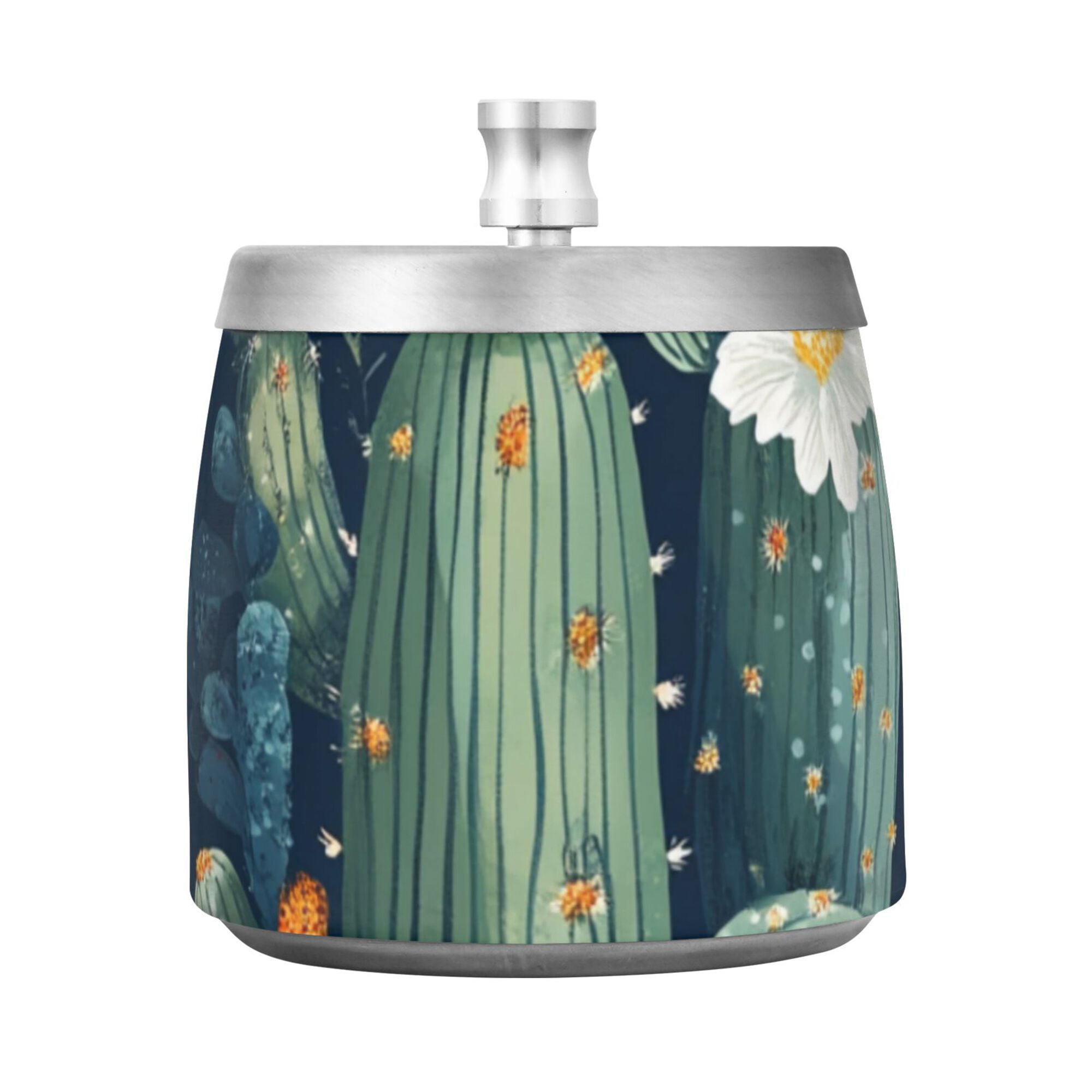 Creative stainless steel ashtray home car large capacity anti-flying ...