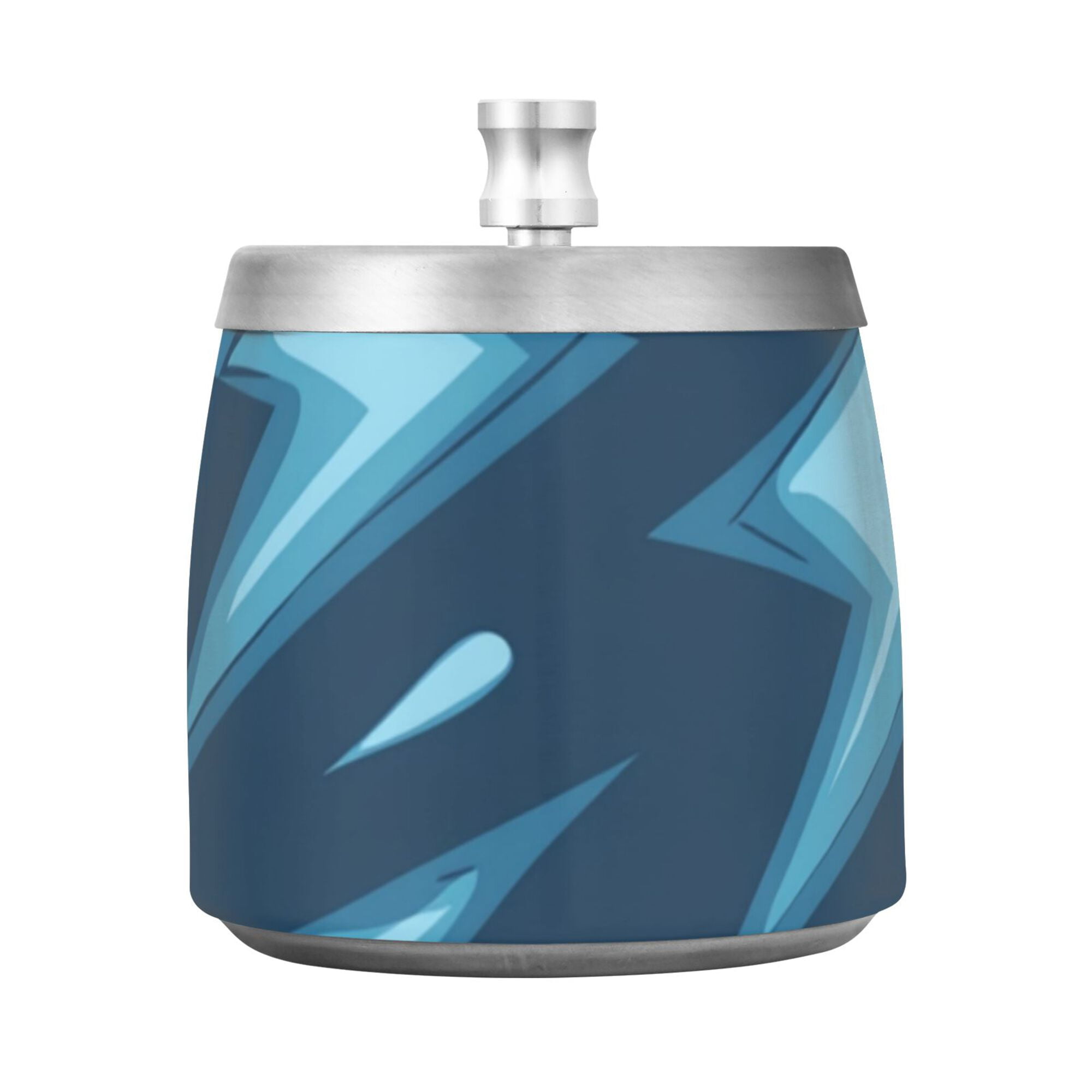 Creative stainless steel ashtray home car large capacity anti-flying ...