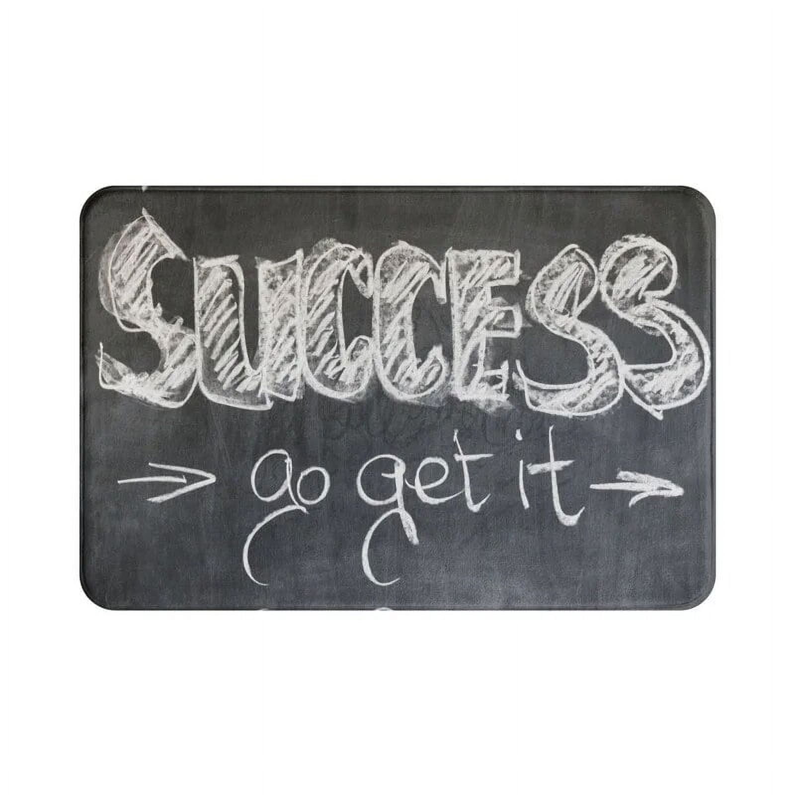 Creative text bathroom door entrance mat blanket non-slip bath ...