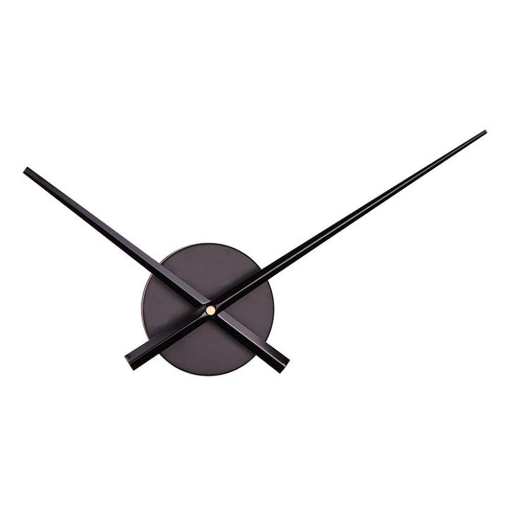 Creative wall Metal clock dial pointer DIY clock silent scanning second ...