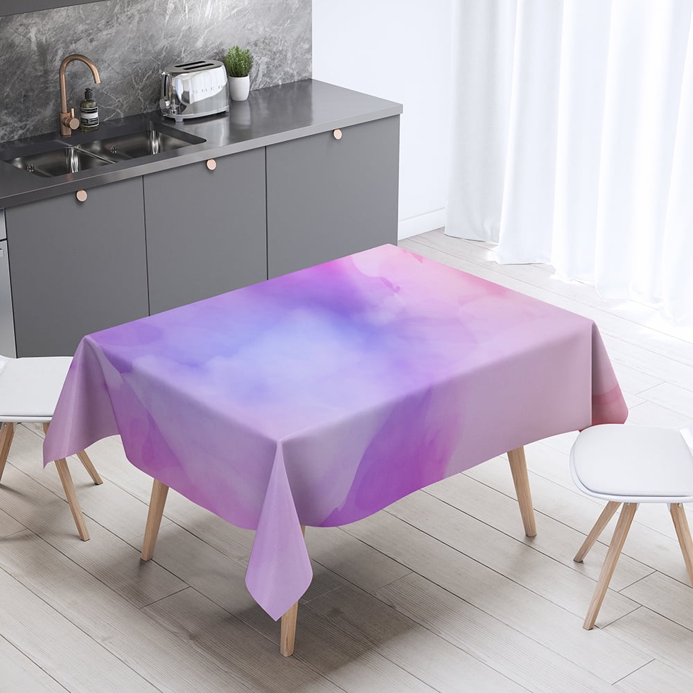 Creative watercolor rendering pattern tablecloth for home living room ...