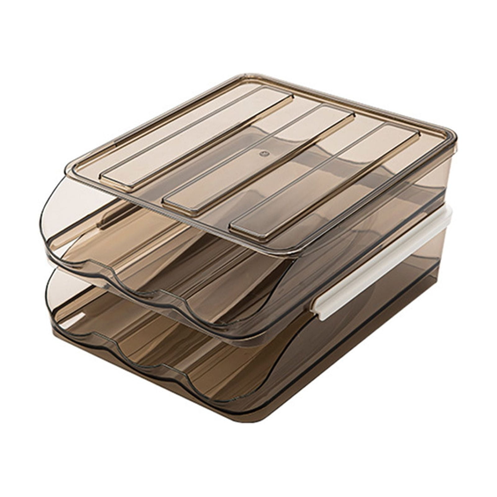 CreativeArrowy Egg Storage Box Groove Design PVC Home Stable Stacking ...