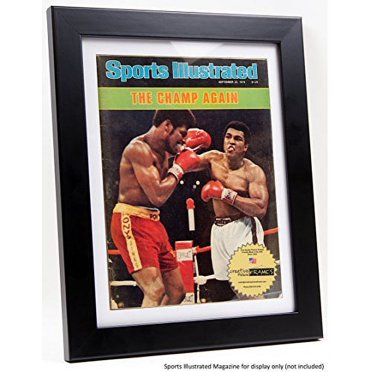 12.5x22 Newspaper Frame - with Red and Blue Double Mat - Made to ...