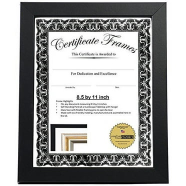 DesignOvation Corporate Document Frame Made to Display Standard ...