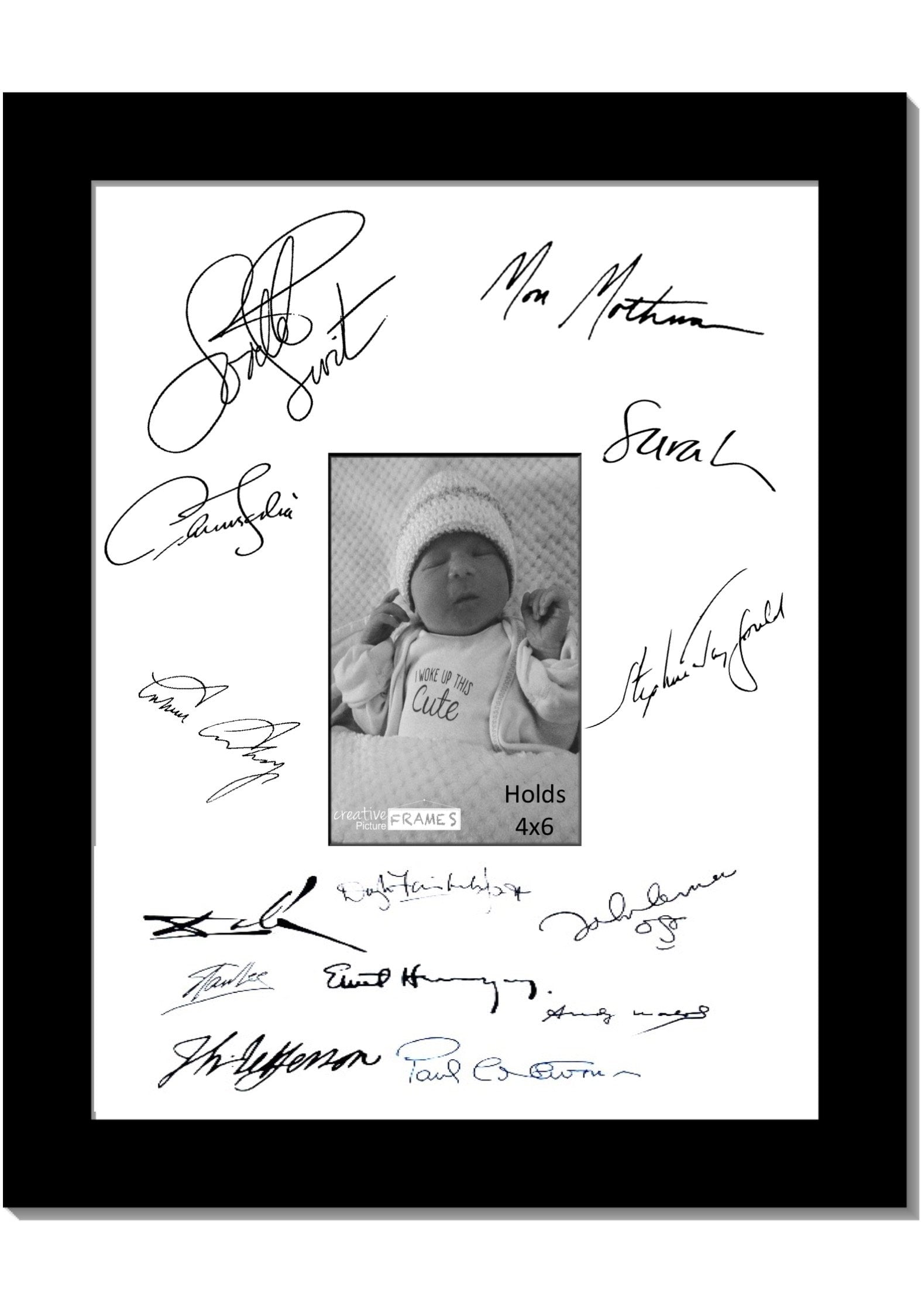 CreativePF [signatureframe] Signature Frame - Photo Frame with Mat ...