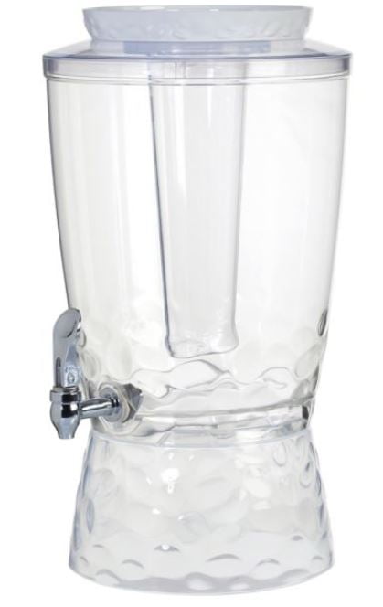 CreativeWare Pebbles 3 Gallon Clear Beverage Dispenser - Walmart.com